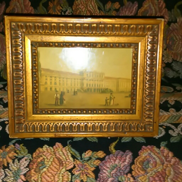 MARION ART SHOP | Wall Decor | 966 Antique Vienna Austria Framed Tile ...